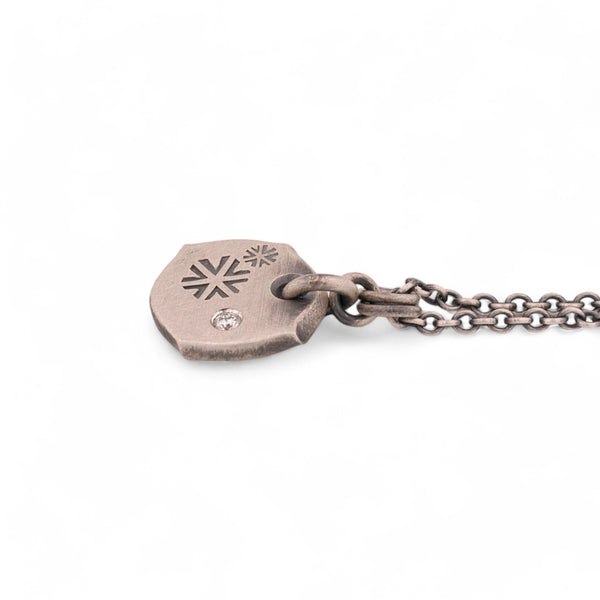 Snowflakes Pendant with an Ideal Cut Diamond - John Paul Designs