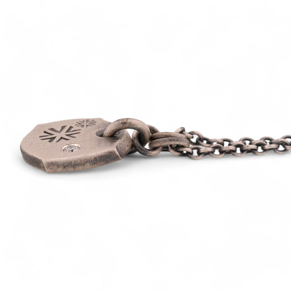 Snowflakes Pendant with an Ideal Cut Diamond - John Paul Designs