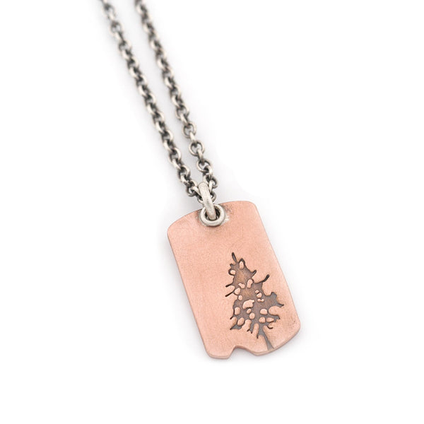 Tall Pines Copper Dog Tag - John Paul Designs